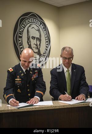 Col. Jason Evers, commander for the U.S. Army Corps of Engineers ...