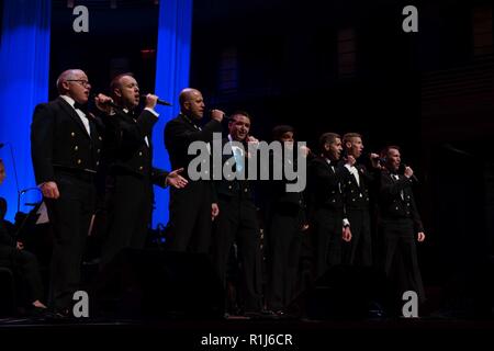 BETHESDA, Md. (Oct. 04, 2018) Musician 1st Class Chelsi Vanderpol ...