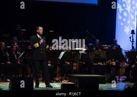 BETHESDA, Md. (Oct. 04, 2018) Musician 1st Class Chelsi Vanderpol ...