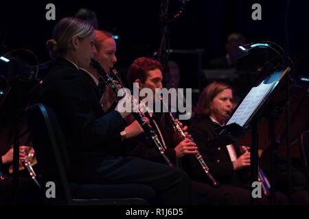 BETHESDA, Md. (Oct. 04, 2018) Musician 1st Class Chelsi Vanderpol ...