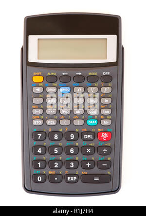 Scientific Calculator isolated on white background Stock Photo - Alamy