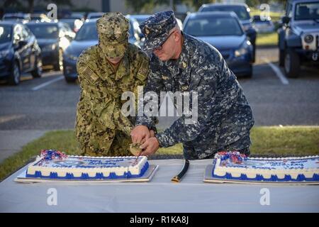 KEESLER AFB, Miss. (Oct. 12, 2018) Chief Aerographer's Mate Drew Ribar ...