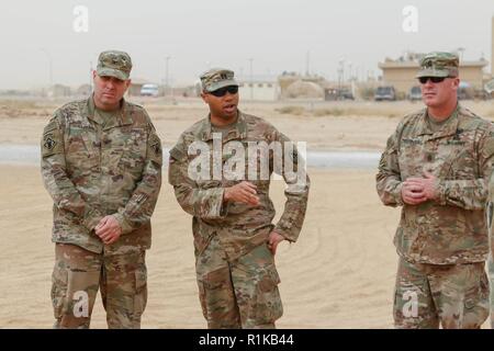 U.S. Army Col. Patrick Sullivan, second from left, commander of 20th ...