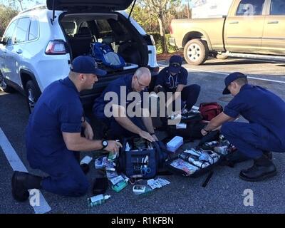 Coast Guard health services technicians assigned to Base Alameda ...