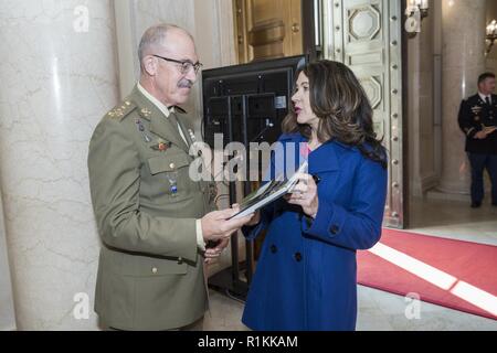 Spanish Chief of Defence Gen. Fernando Alejandre (left); and U.S. Army ...