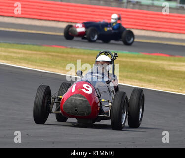 A Cooper T23 Bristol Racing car, formerly owned by Bob Gerrard, exiting ...