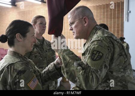 Capt. Julie Cothern, commander of the Southeast Medical Area Readiness ...