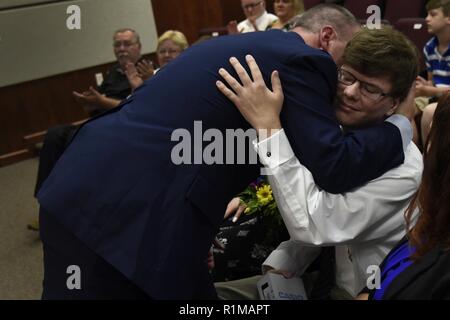 Maj. Todd Abshire celebrates his retirement at McConnell Air Force Base ...