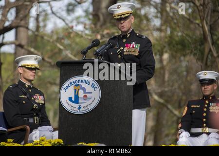 U.S. Marine Corps Col. Scott E Conway, commanding officer, Headquarters ...
