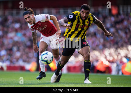 Premier League Arsenal V Watford at the Emirates Stadium, London ...