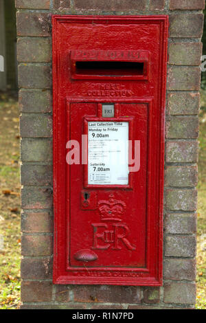A green post box from the reign of King George VI in Scotland, UK Stock ...