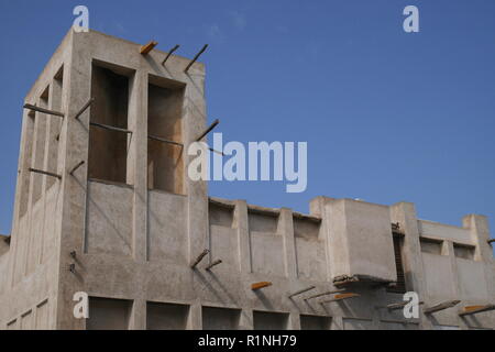 Al Alawi House with wind tower, located on the Pearl Trail, Muharraq ...