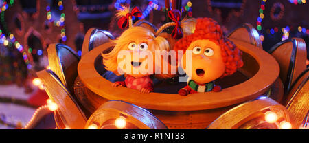 THE GRINCH, (aka DR. SEUSS' THE GRINCH), from left: Max, Cindy Lou Who ...