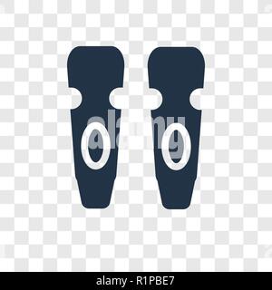 Shin guards icon vector isolated on white background, Shin guards sign ...