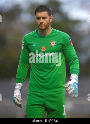 Joe Day, Newport County goalkeeper Stock Photo - Alamy