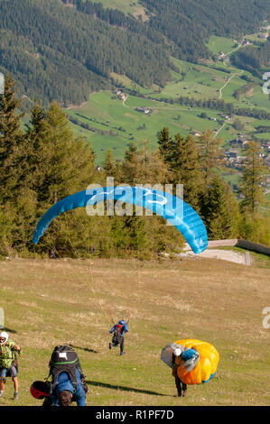 The summit of Elfer mountain, Neustift im Stubaital, Tirol, Austria ...