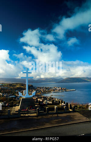 Memorial at Lyle Hill in Greenock as a monument to Free French sailors ...