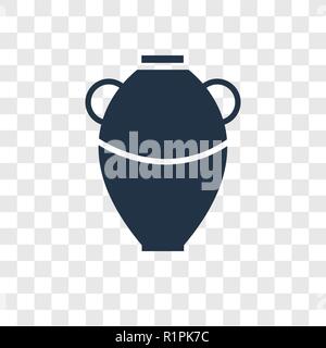 Manna Jar icon logo sign vector outline in black and white color Stock ...