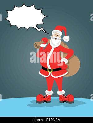 cartoon santa claus shouting in frustration Stock Vector Image & Art ...