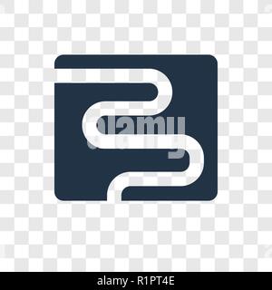 Map vector icon isolated on transparent background, Map transparency ...