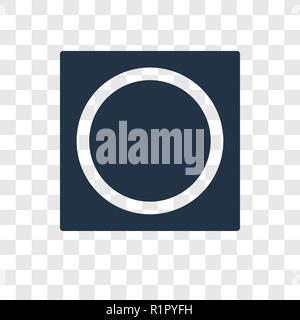 Oval vector icon isolated on transparent background, Oval transparency ...