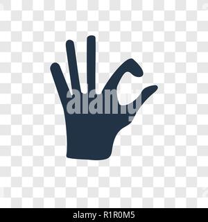 Pinch icon logo sign vector outline in black and white color Stock ...