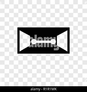 Dossier vector icon isolated on transparent background, Dossier ...