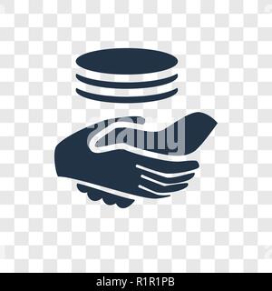 Handshake and greeting symbol. Strategic partnership, agreement and ...