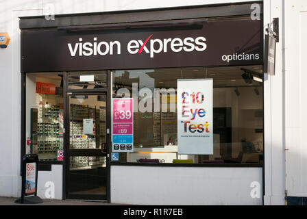 Vision Express opticians shop front UK Stock Photo - Alamy
