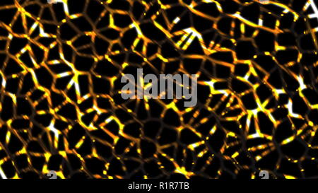 Boiling liquid surface with bubbles, computer generated modern abstract ...
