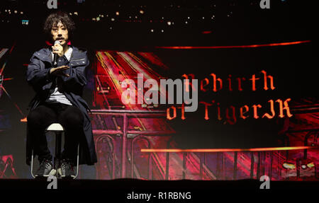 S. Korean rapper Tiger JK South Korean rapper Tiger JK poses for a ...