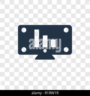 dashboard icon, kpi widget, performance data indicator, thin line symbol on white background ...