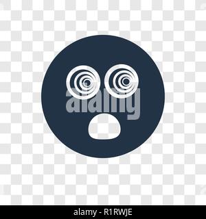 Hypnotized vector icon isolated on transparent background, Hypnotized ...
