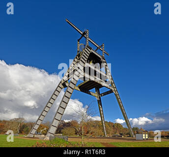 The Barony A Frame Colliery Site Stock Photo - Alamy