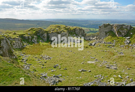 Swelltor quarry (disused) near Princetown on Dartmoor Stock Photo - Alamy