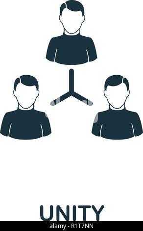 Unity icon. Premium style design from teamwork icon collection. UI and ...