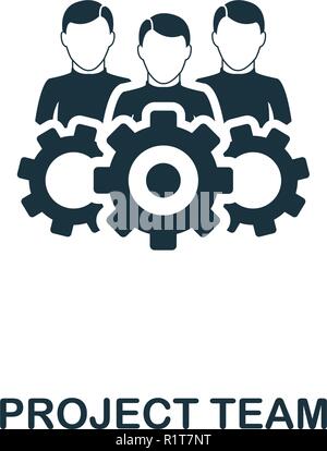Project Team icon. Premium style design from teamwork icon collection ...