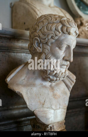 Hall of the Philosophers in the Capitoline Museum Rome Italy Stock ...