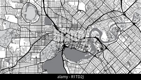 Urban vector city map of Perth, Scotland Stock Vector Image & Art - Alamy