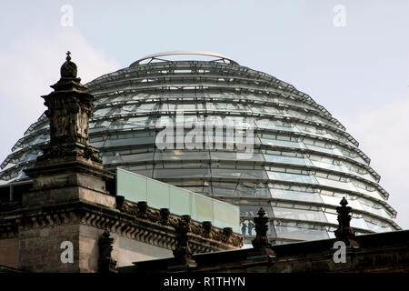 reichstag dome, designed by architect Norman Foster, Berlin, Federal ...