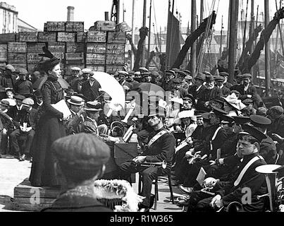 North Shields Temperance Meeting Victorian period Stock Photo - Alamy