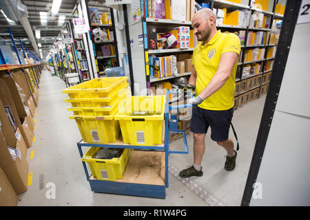 The Amazon fulfilment centre in Hemel Hempstead,Hertfordshire on ...