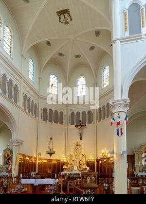 The Sainte-Marie Church at Church Point, Nova Scotia, was built in 1774 ...