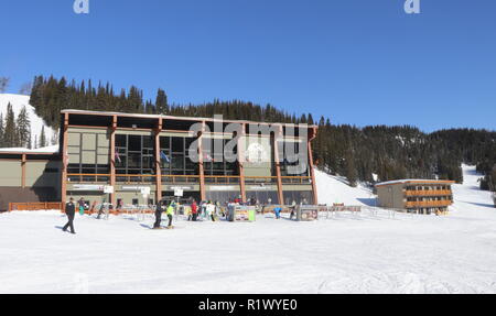 Banff in April Stock Photo - Alamy