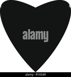 Proud heart icon. Simple illustration of proud heart vector icon for ...