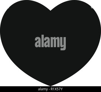 Sympathetic heart icon. Simple illustration of sympathetic heart vector ...