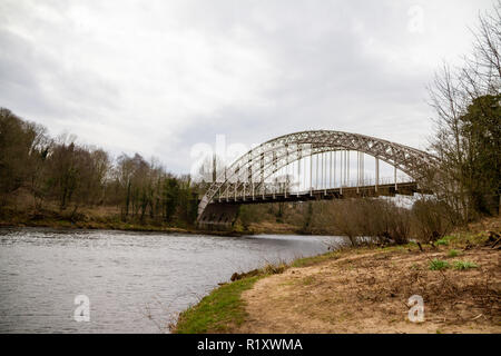Wylam Road Bridge Northumberland Stock Photo - Alamy
