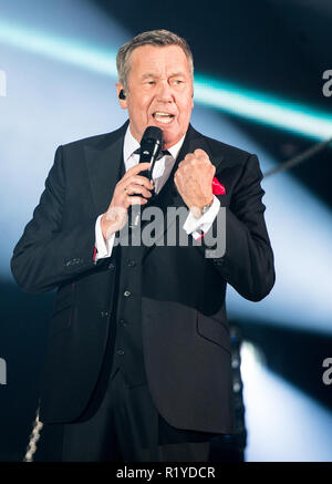 Riesa, Germany. 15th Nov, 2018. Pop singer Roland Kaiser will be on ...