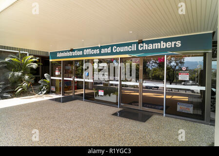 entrance to the tweed shire council administrative offices and council ...