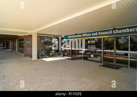 entrance to the tweed shire council administrative offices and council ...